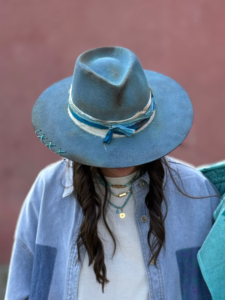 Chapeau SANTA FEE bleu